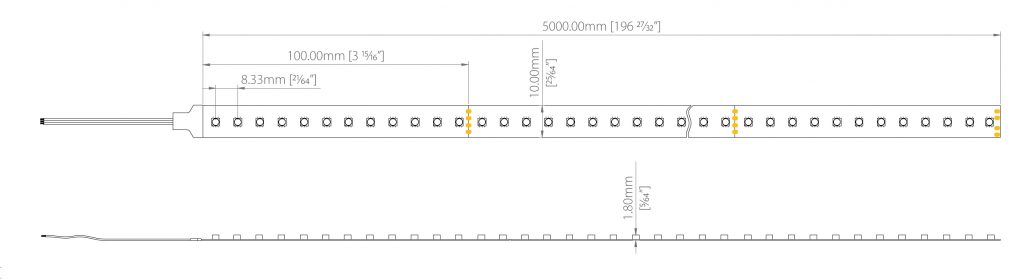 Vex LED Tape & Channel - Bare LED Tape - Vexica Technology