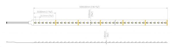 Vex LED Tape & Channel - Bare LED Tape - Vexica Technology